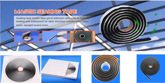 Black Mastic Tape with High Durability and UV Resistance